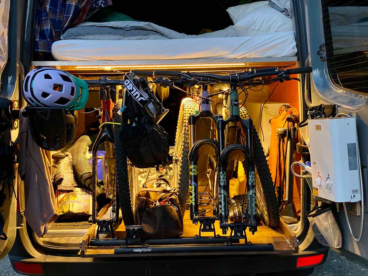 Van Bike Storage for Camper Vans | Van Bike Stow | Vancillary